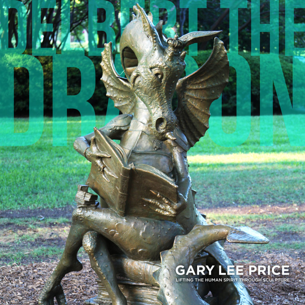 Delbert the Dragon and Morris the Mouse – Sculptor Gary Lee Price